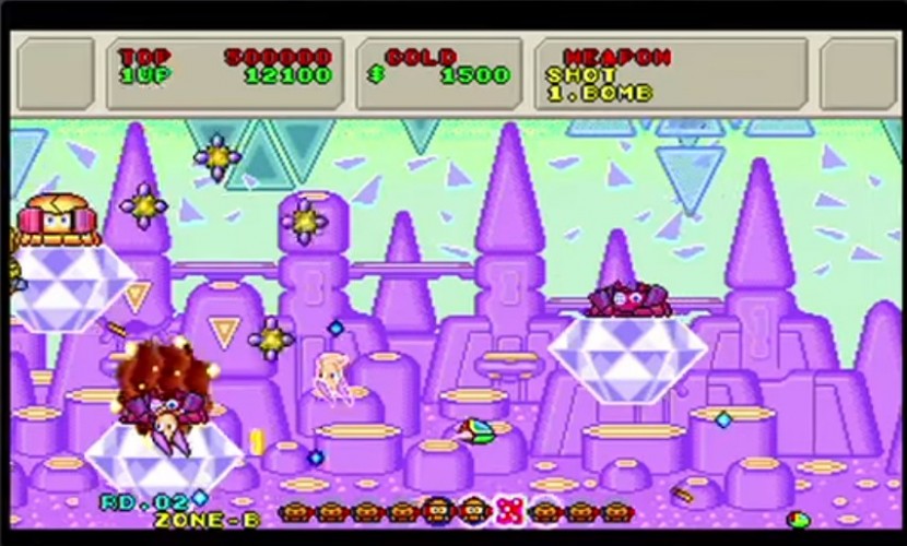 Test de 3D Fantasy Zone II sur Nintendo 3DS