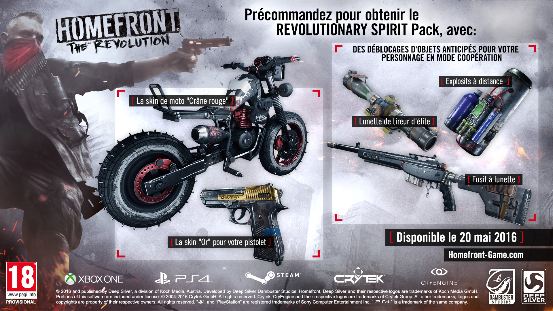 Homefront : The Revolution détaille son édition Goliath et les bonus de ...