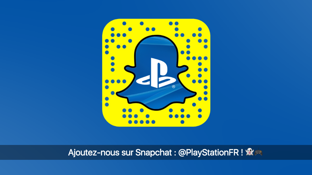 PlayStation France désormais sur Snapchat