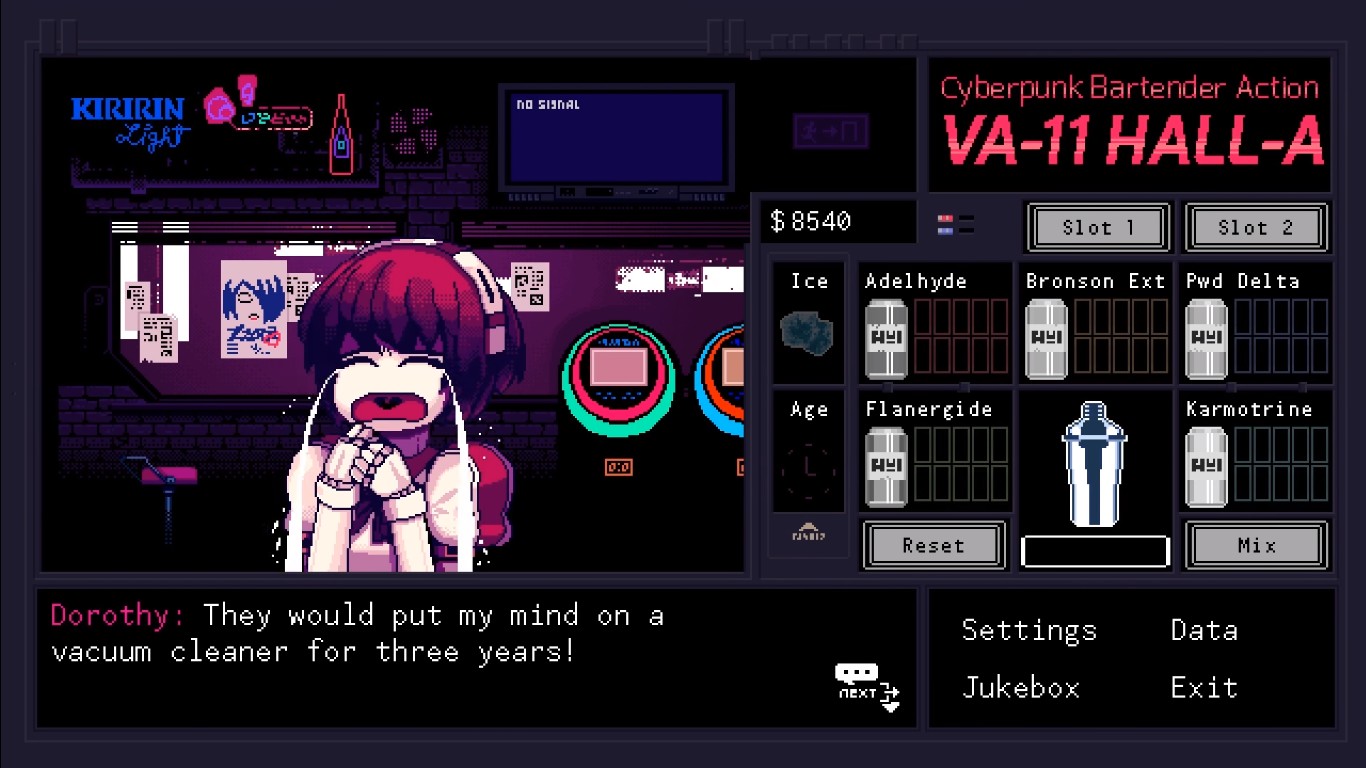 VA-11 HALL-A révèle sa date de sortie