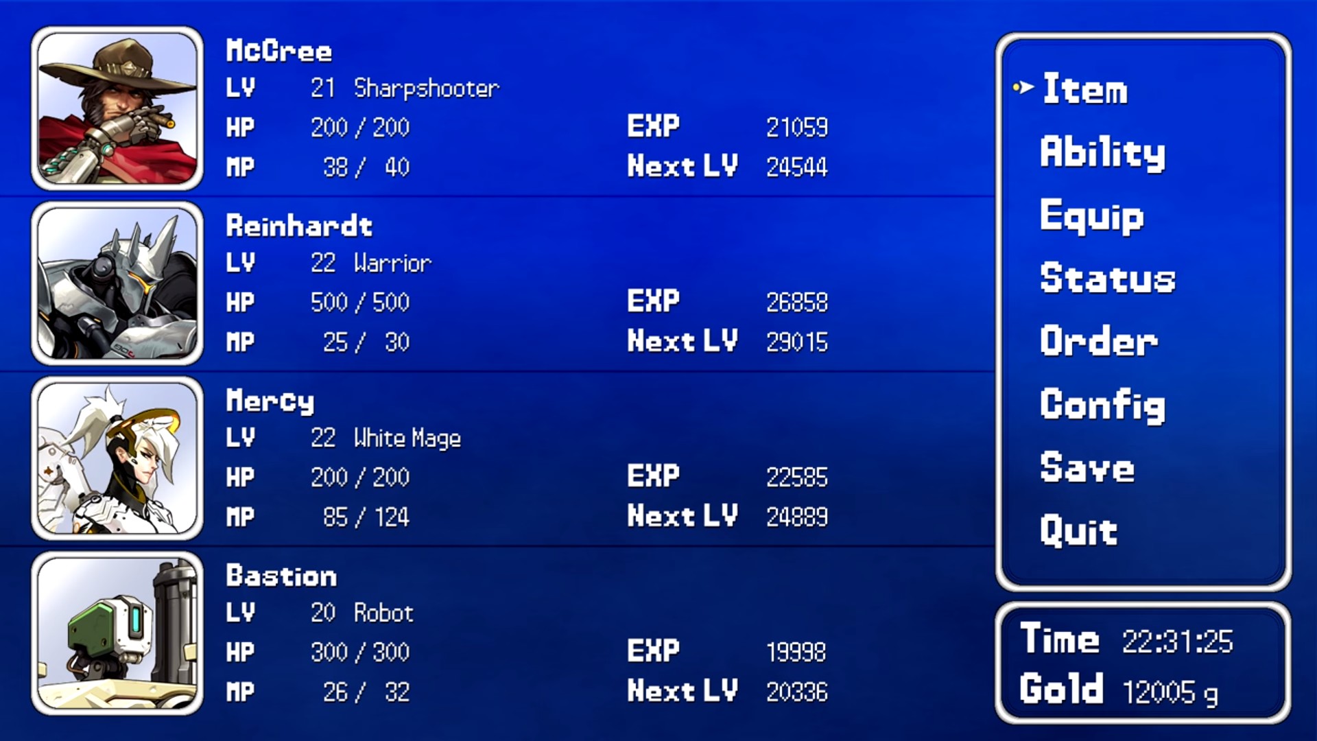 Overwatch : Et s'il y avait une version RPG au tour par tour façon ...