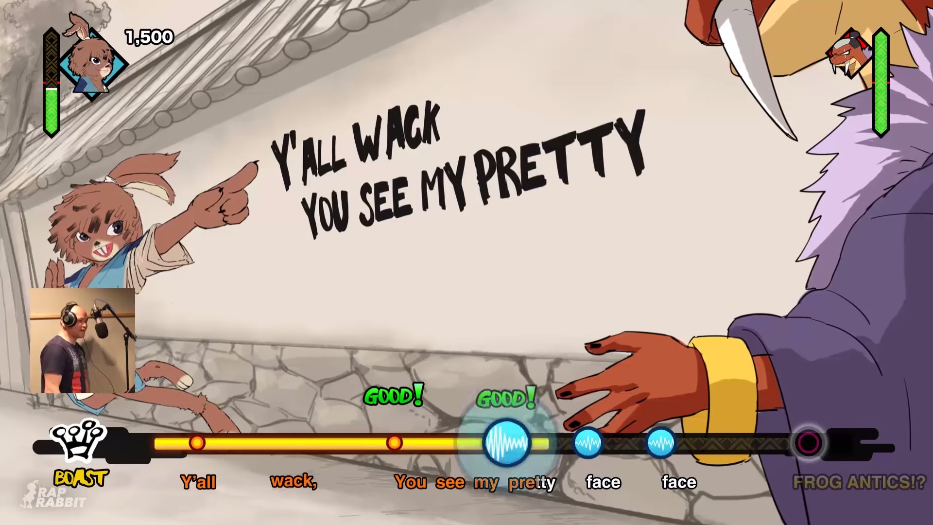 Project Rap Rabbit : Le jeu de rythme de battle rap échoue son financement