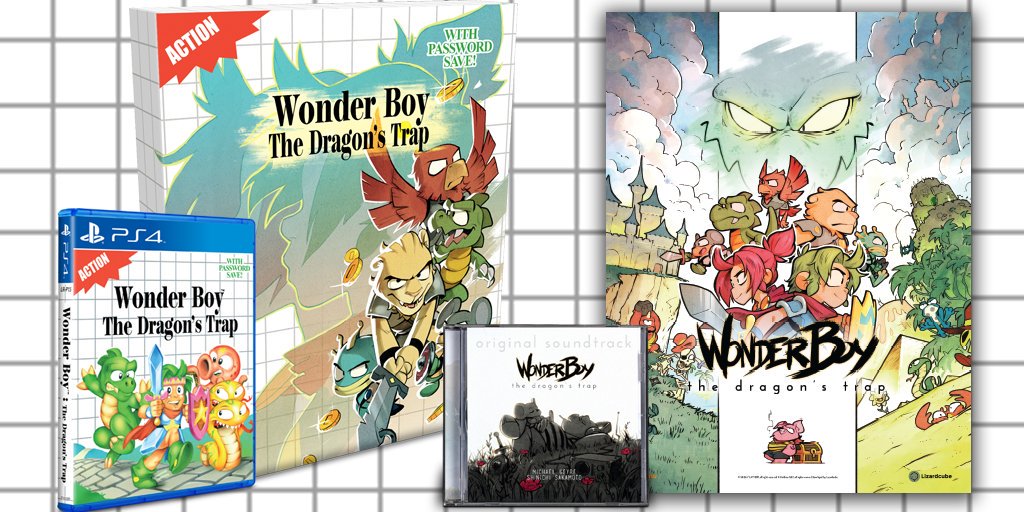 Wonder Boy: The Dragon's Trap dévoile son collector exclusif à la PS4