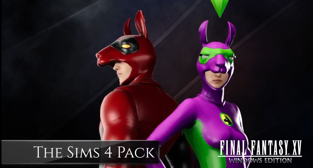 Un pack Les Sims 4 débarque dans Final Fantasy XV