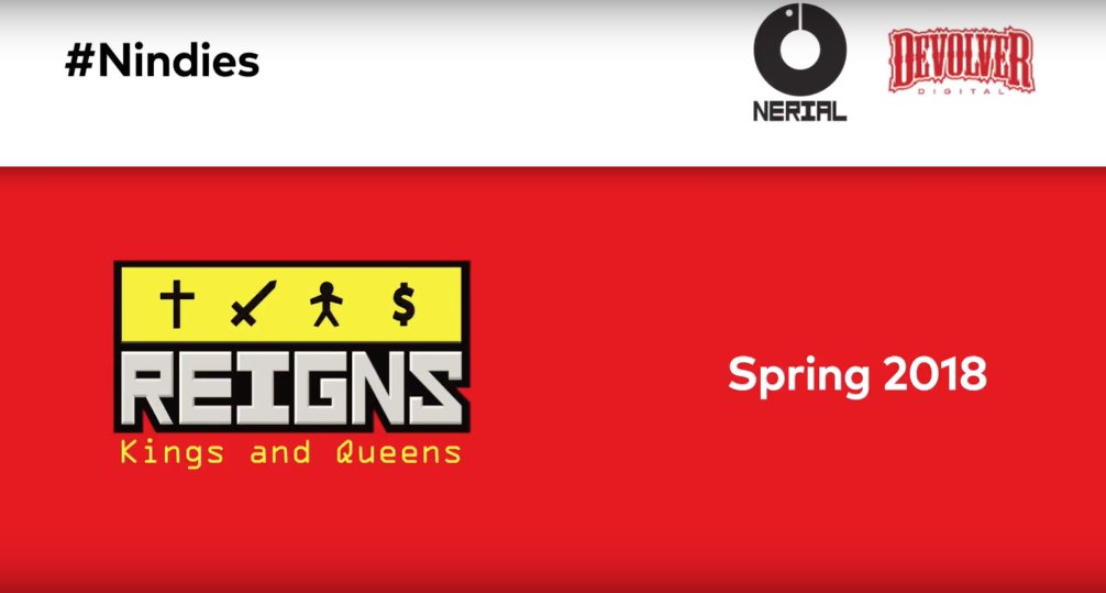 Reigns : Kings and Queens annoncé sur Nintendo Switch