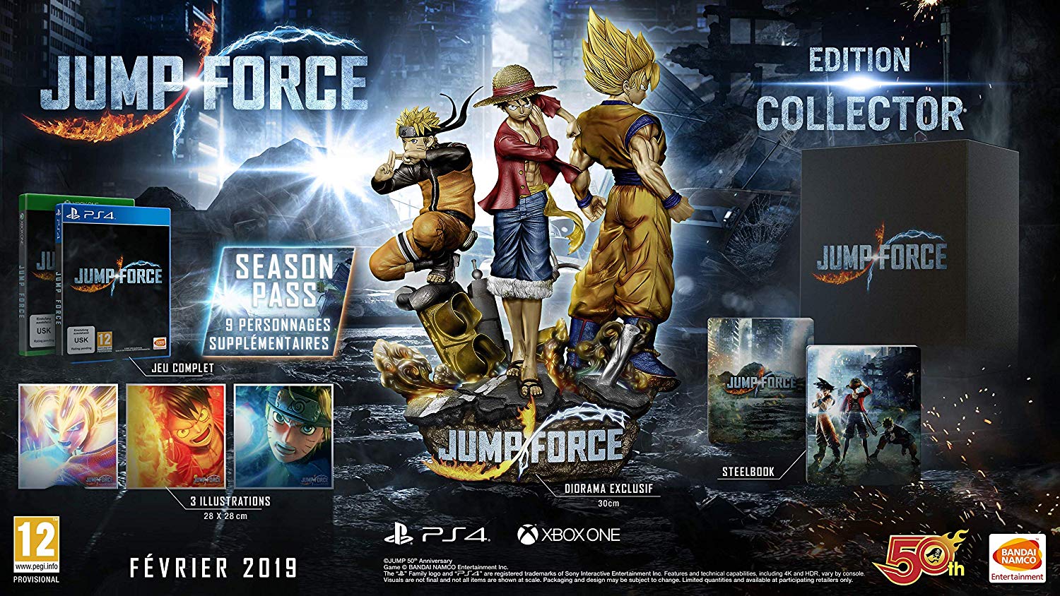 L'édition collector de Jump Force disponible en précommande