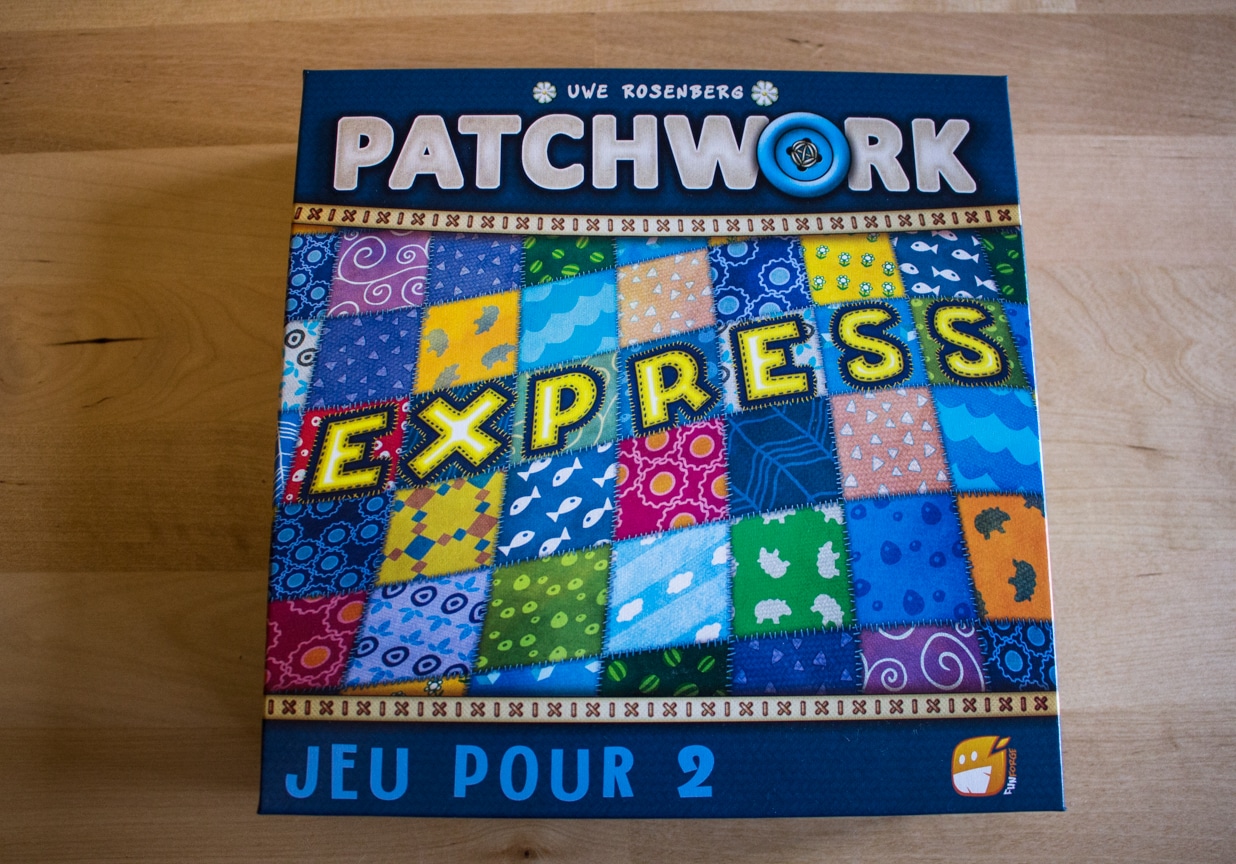 Patchwork Express, édité par Funforge, est de sortie