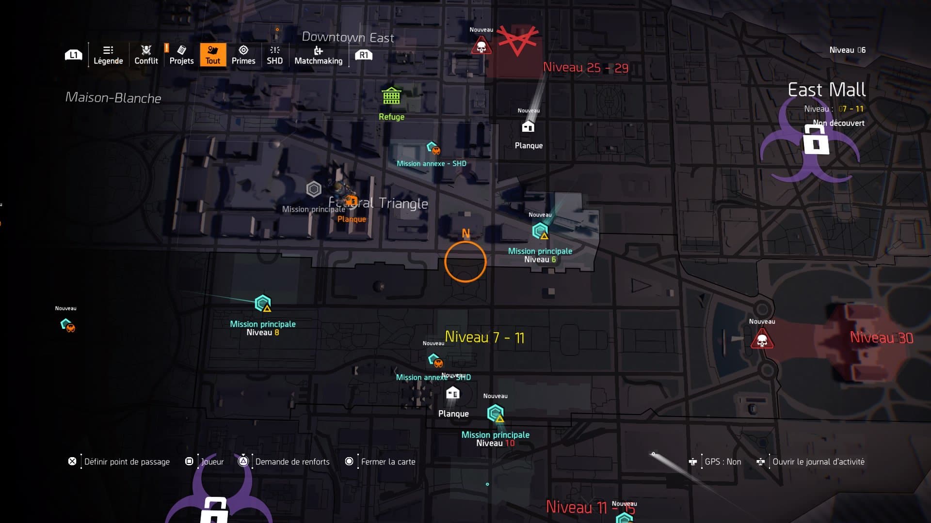 Caches de Techno SHD Federal Triangle The Division 2 | Soluce
