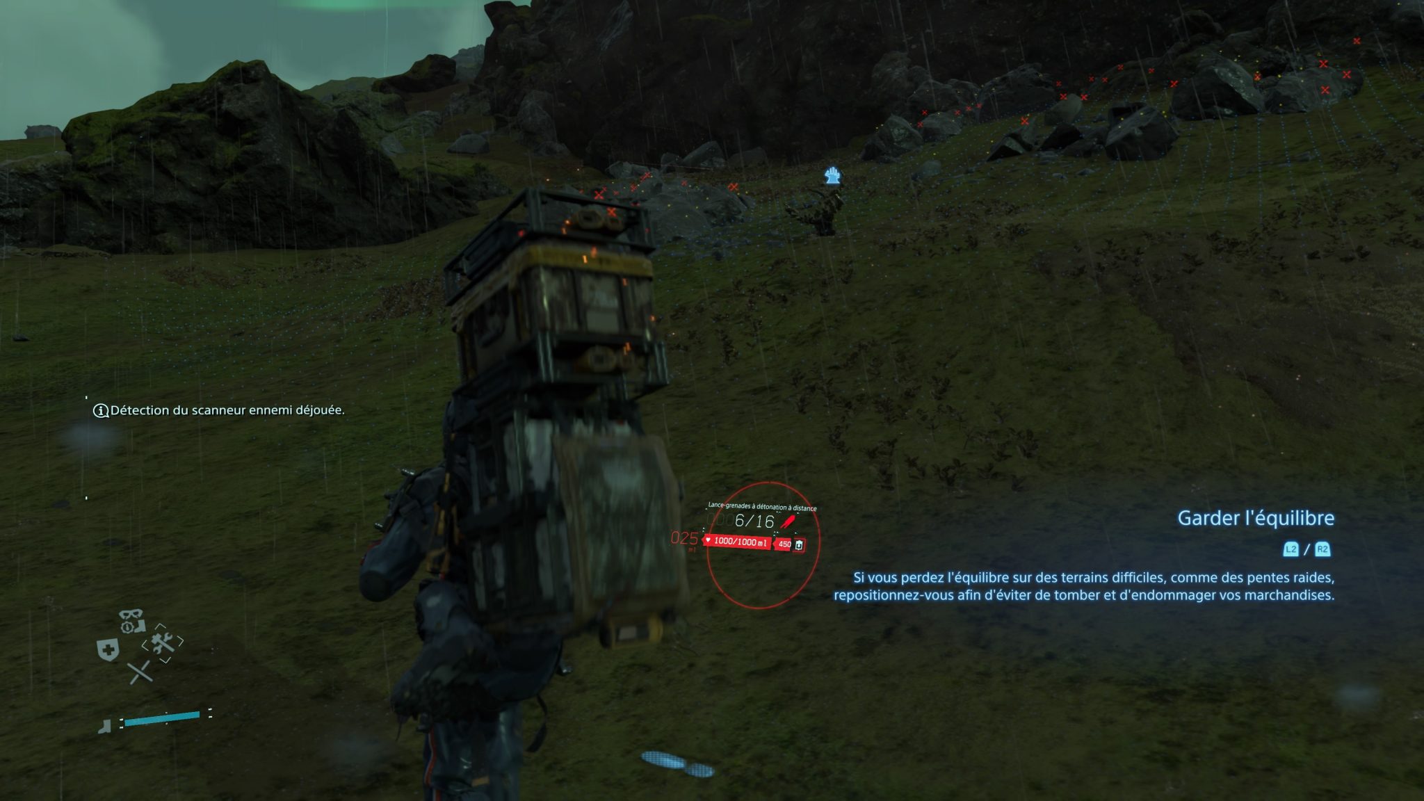 Déjouer les scanners des camps des mules | Guide Death Stranding