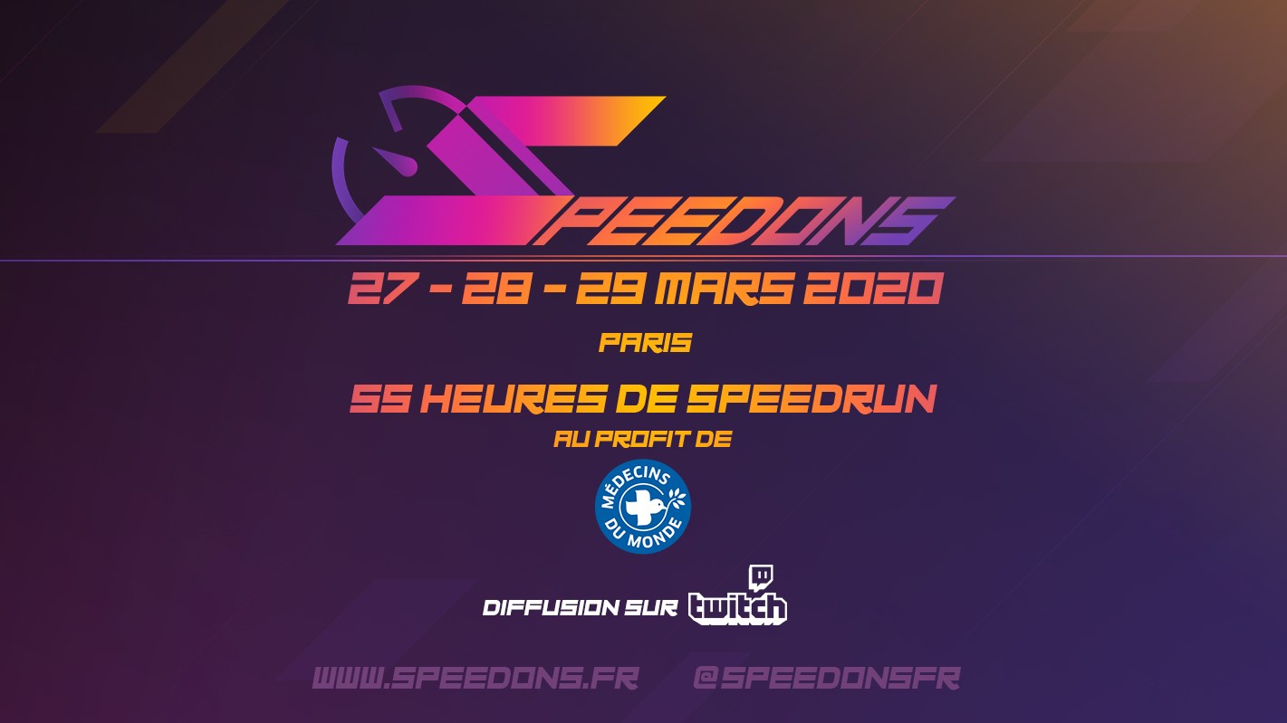 SpeeDons 2020 : l'événement caritatif gaming signé MisterMV