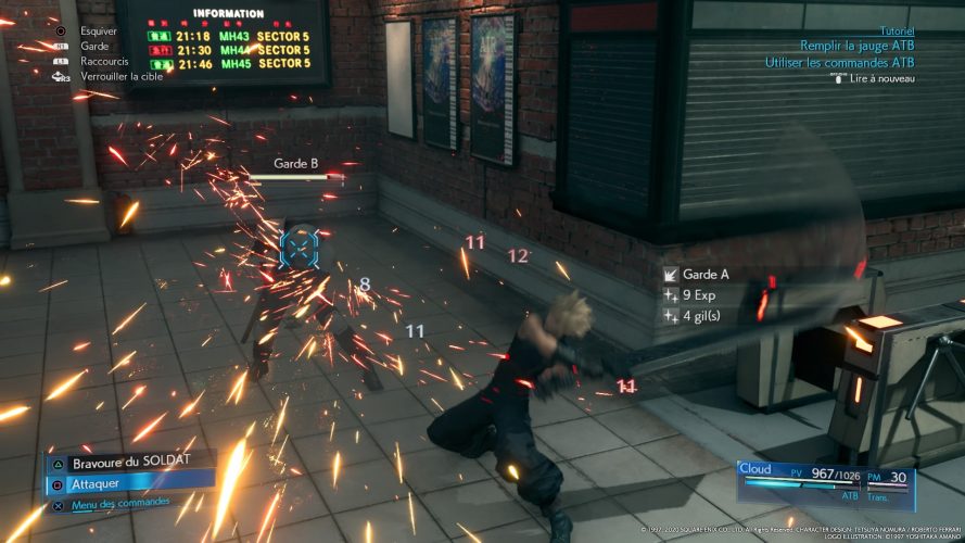 Sabotage du réacteur mako n°1 | Soluce Final Fantasy VII Remake