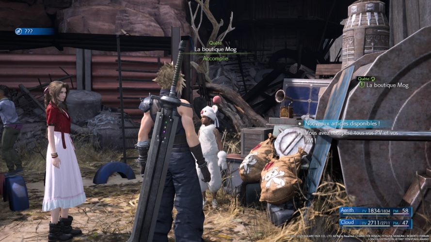 La boutique Mog | Guide Final Fantasy VII Remake