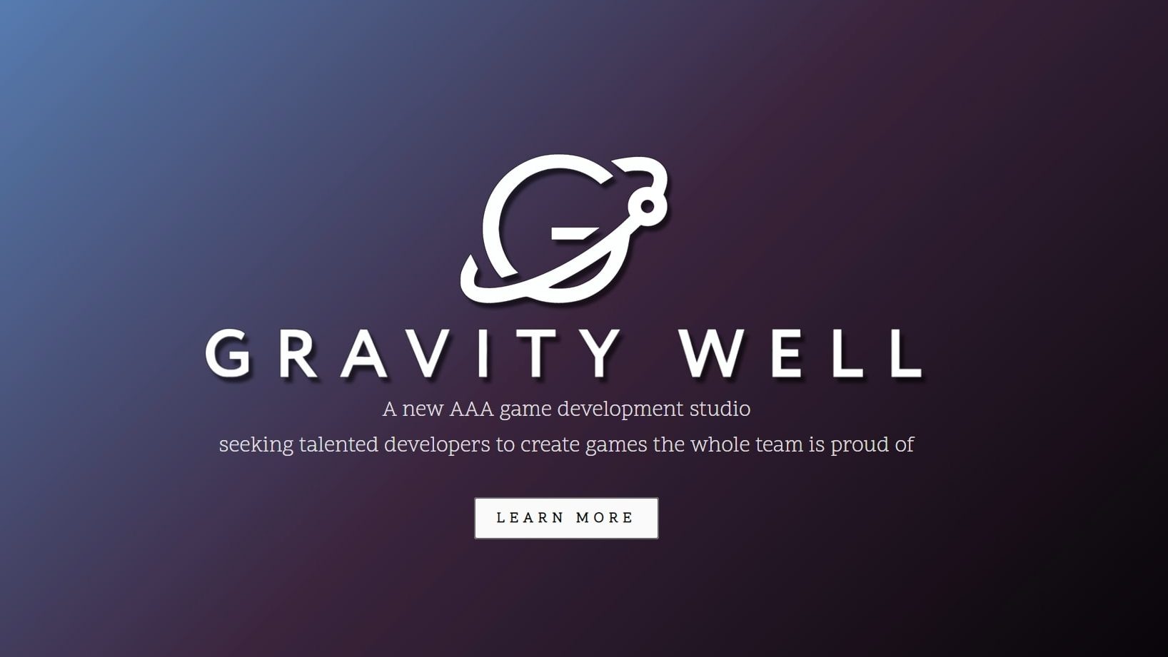 Gravity Well : Un nouveau studio pour des jeux AAA next-gen