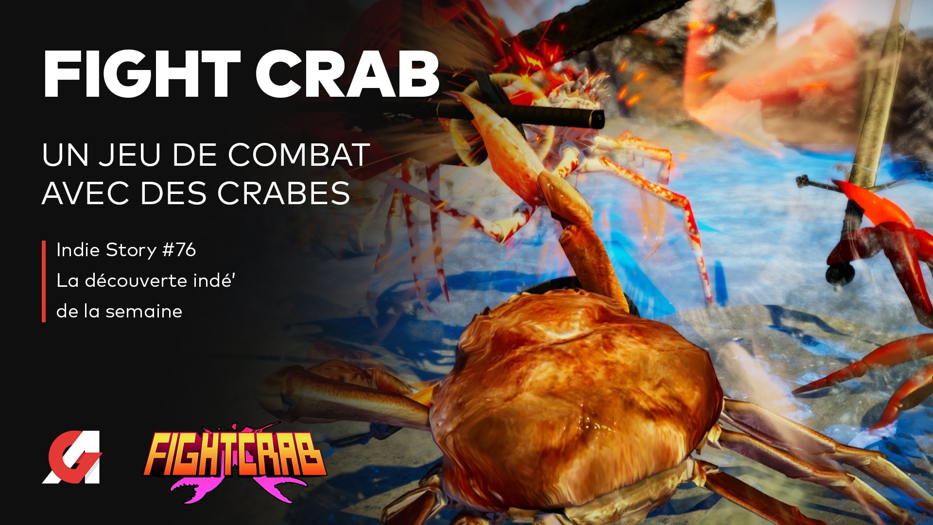 Fight Crab : Un jeu de combat de crabes sous fond de J-Pop