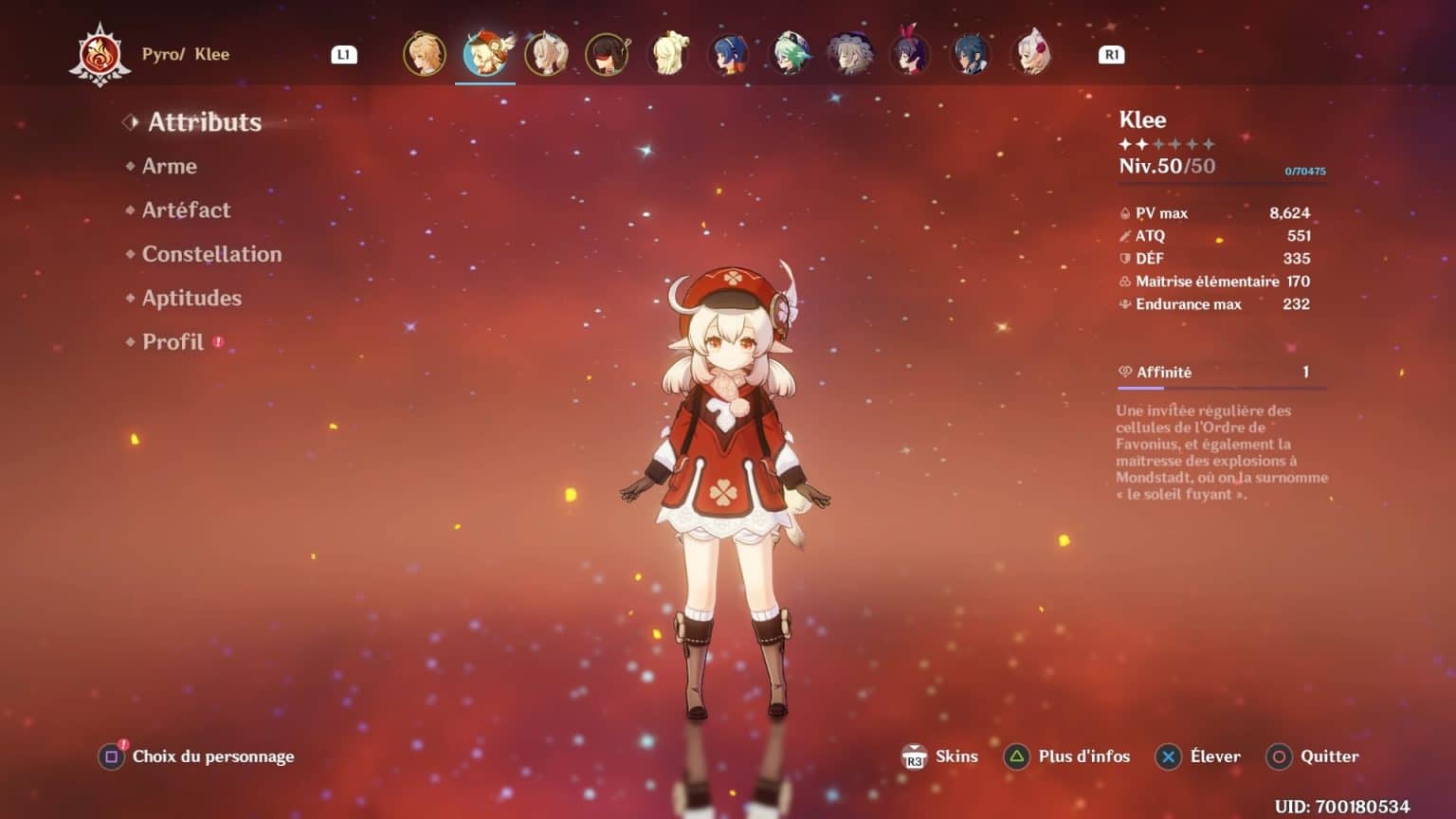 Klee : build, capacités, stats | Guide Genshin Impact