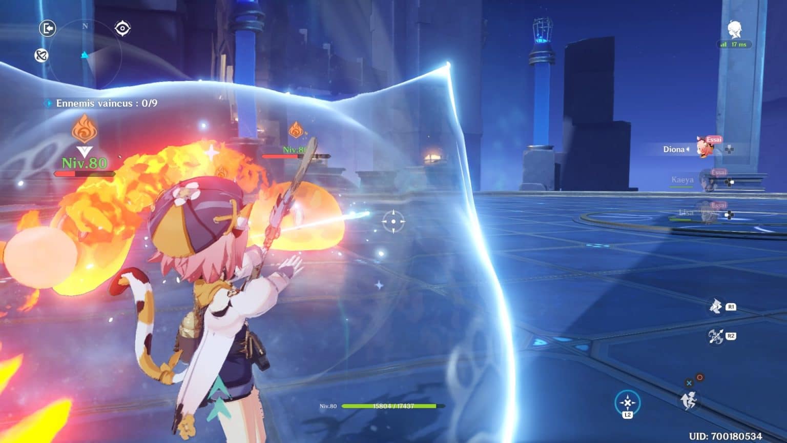 Diona : Set, build, stats, matériaux | Guide Genshin Impact