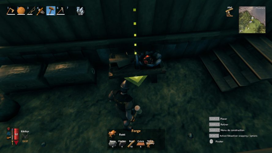 Comment débloquer et construire la forge | Guide Valheim