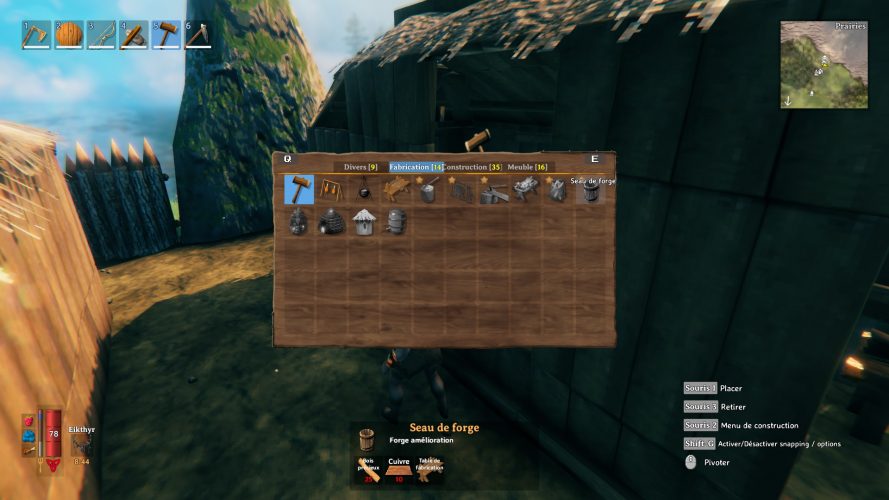 Comment débloquer et construire la forge | Guide Valheim