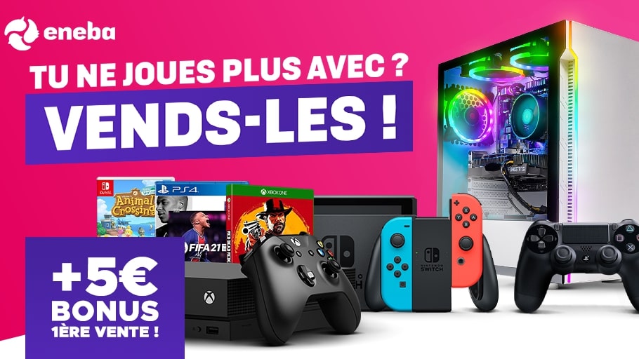 Eneba va lancer une boutique de produits gamings entre usagers