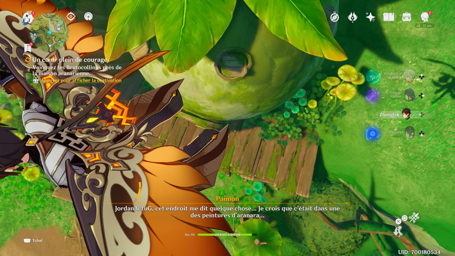 Un coeur plein de courage | Guide Genshin Impact