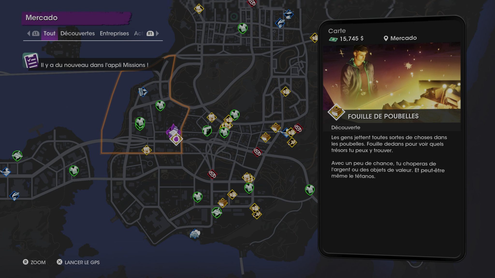 Emplacement des 286 Découvertes | Soluce Saints Row