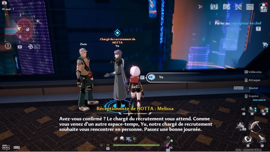 Toutes les réponses aux questions de Hotta Studio | Soluce Tower of Fantasy