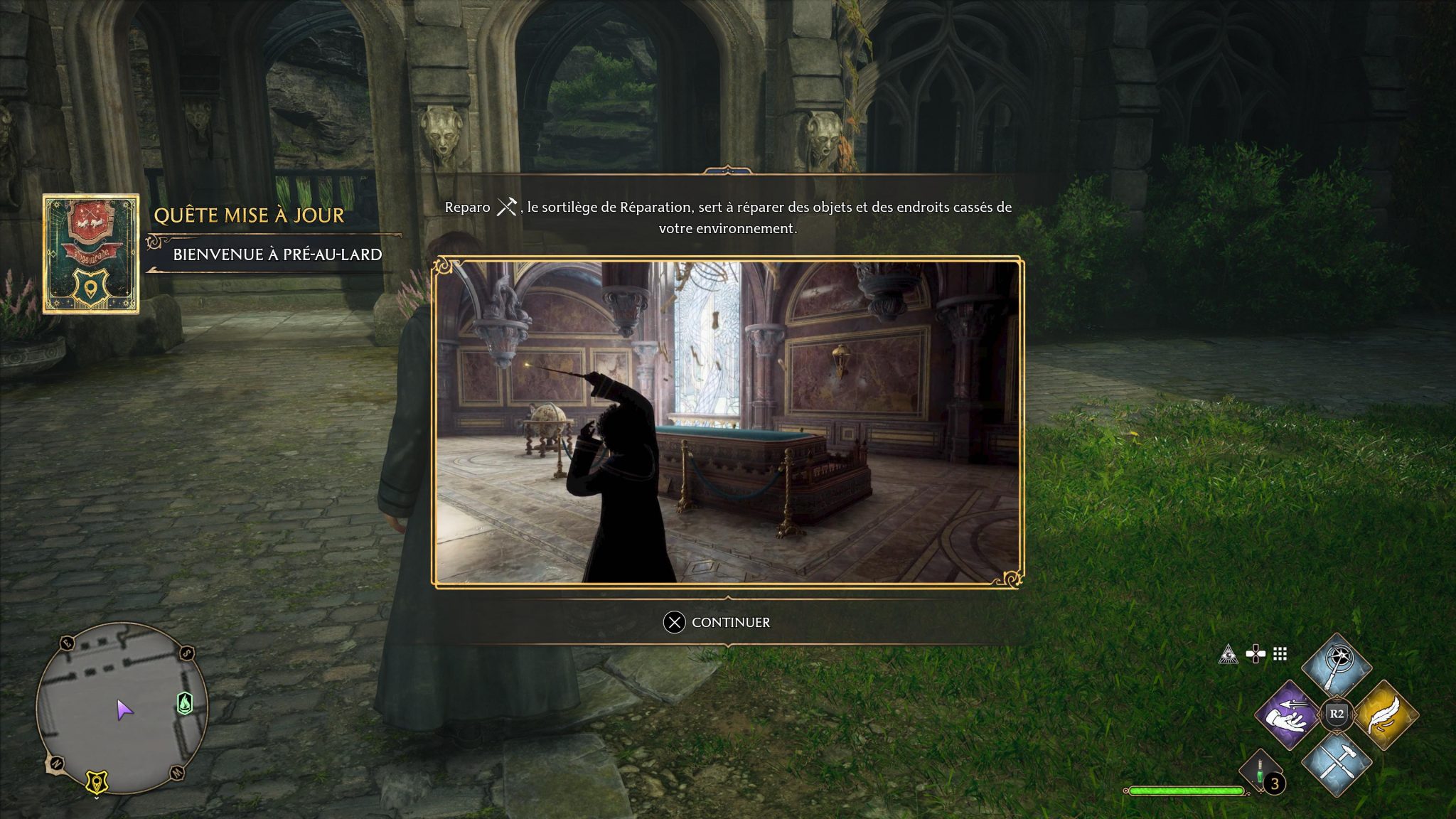 Comment débloquer Reparo ? | Guide Hogwarts Legacy