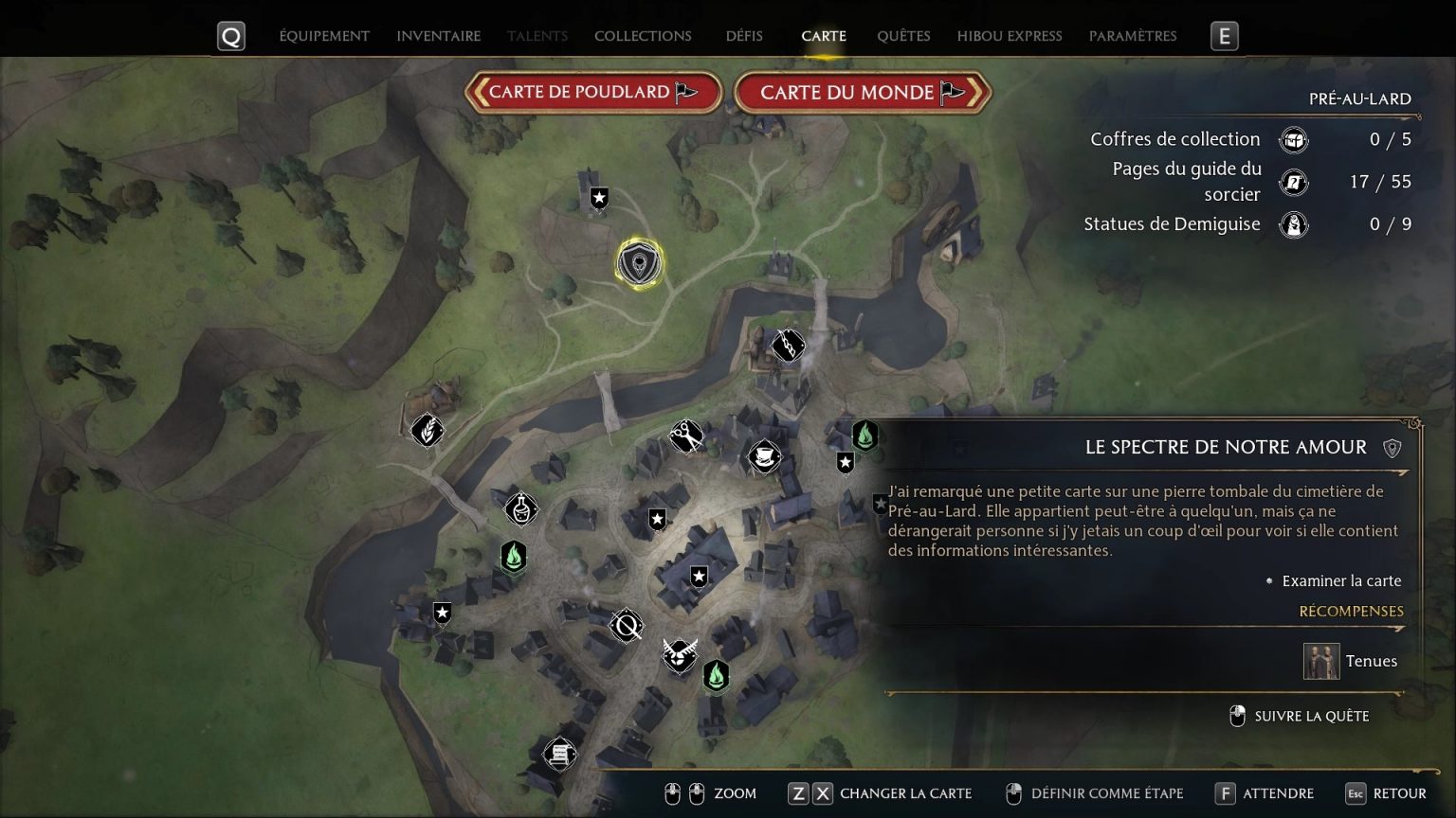 Le spectre de notre amour | Soluce Hogwarts Legacy