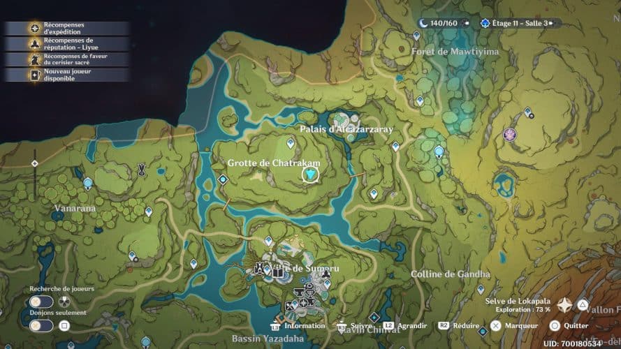 Tous les Sanctuaires de Sumeru | Guide Genshin Impact