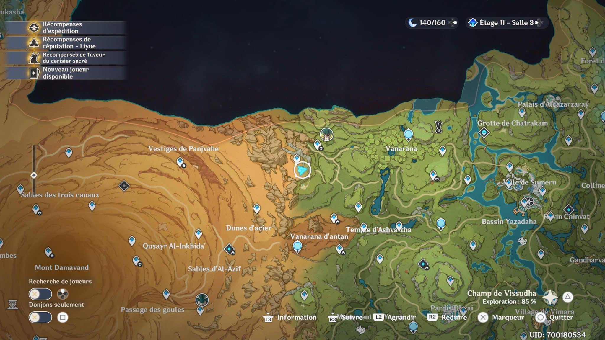 Tous les Sanctuaires de Sumeru | Guide Genshin Impact