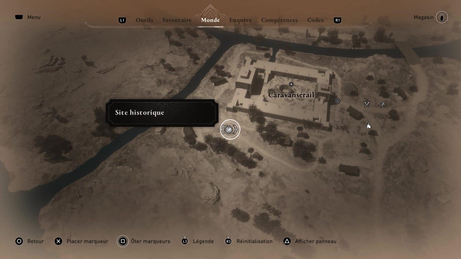 Localisation de tous les Sites historiques | Guide Assassin's Creed Mirage