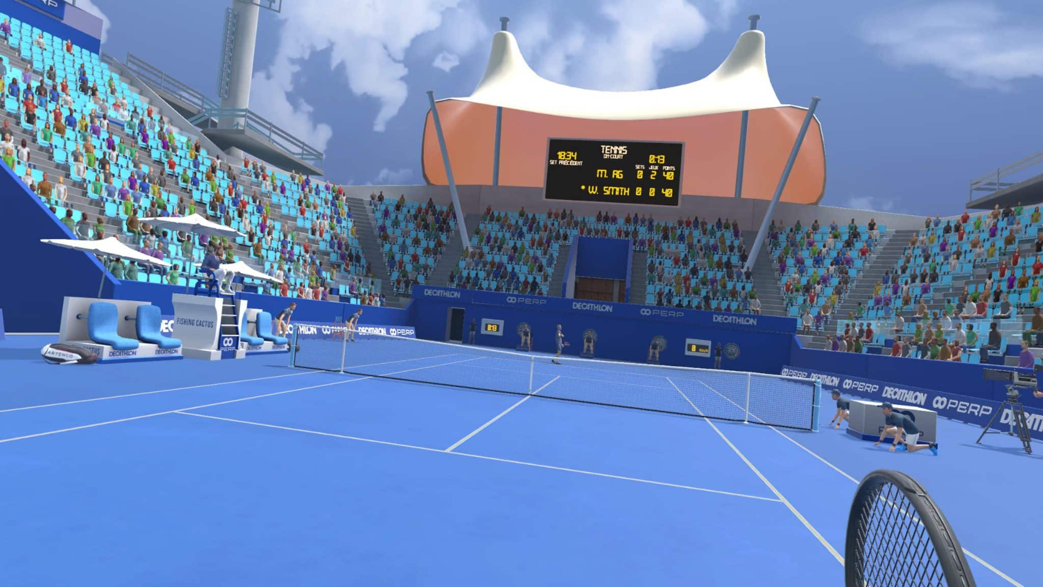 Test Tennis On-Court - Un jeu de tennis arcade/simulation en VR à l ...