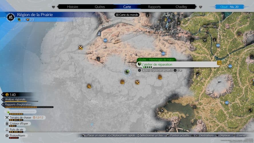 Hémorragie de mako | Soluce Final Fantasy VII Rebirth