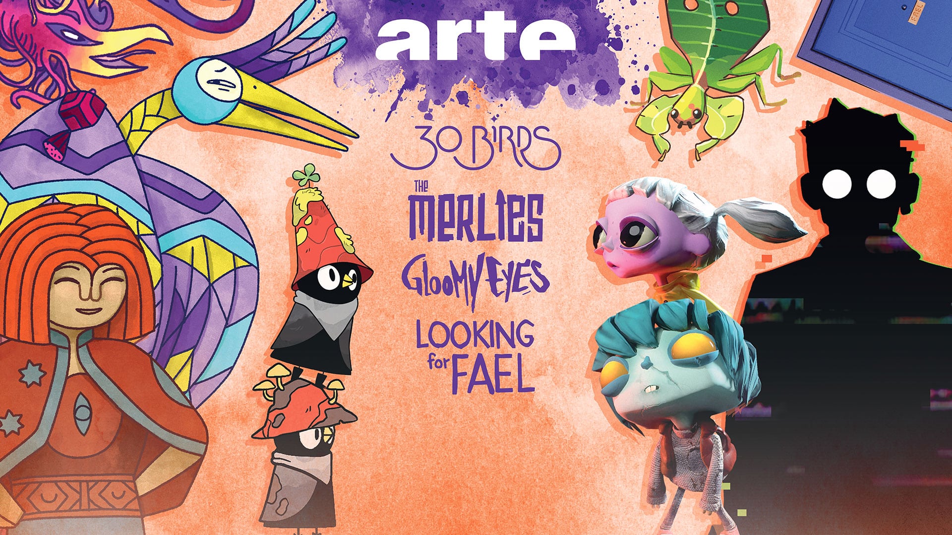 Looking for Fael, The Merlies, 30 Birds, Gloomy Eyes... ARTE diversifie ...