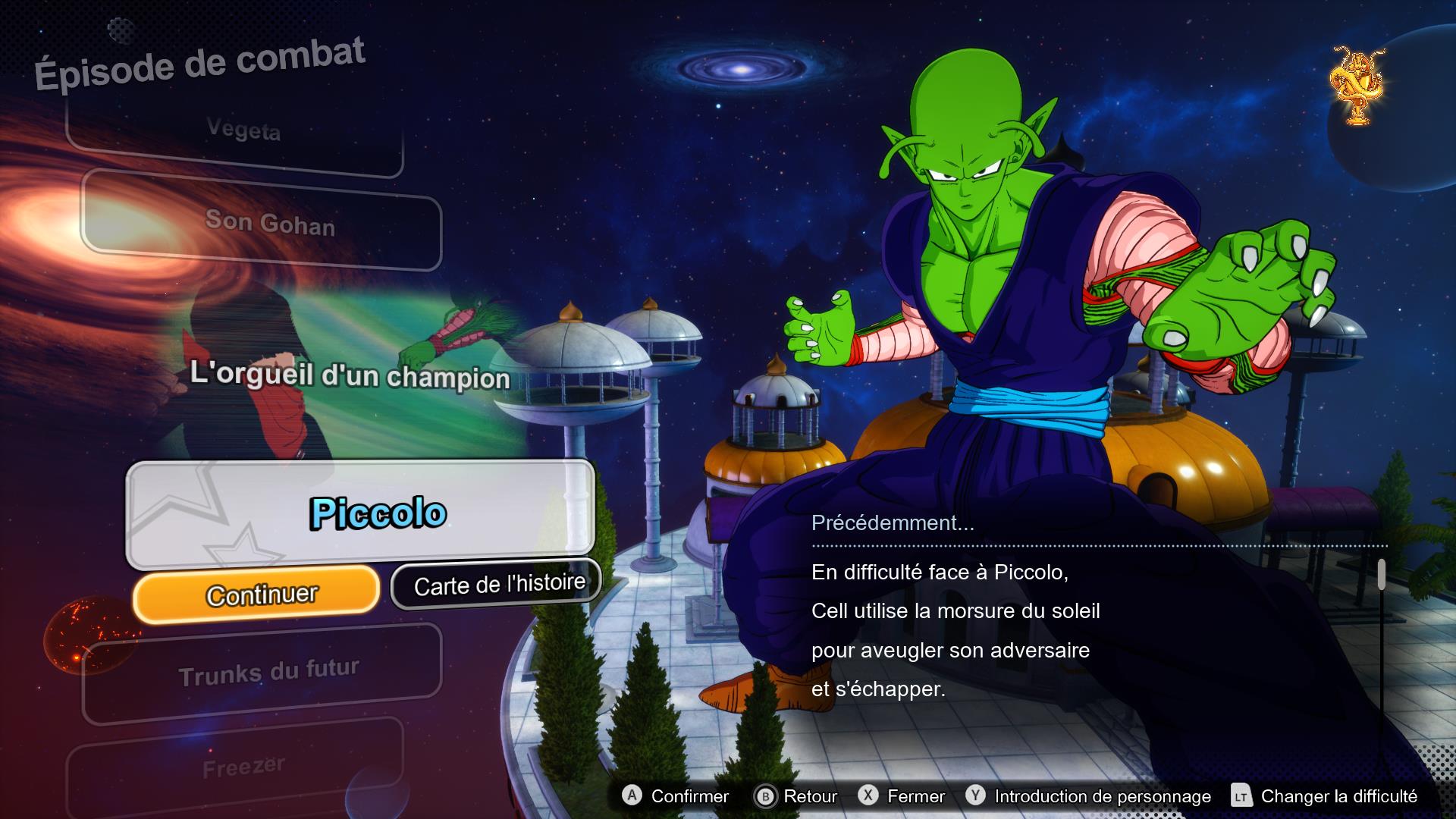 Débloquer toutes les routes de Piccolo | Guide Dragon Ball Sparking Zero