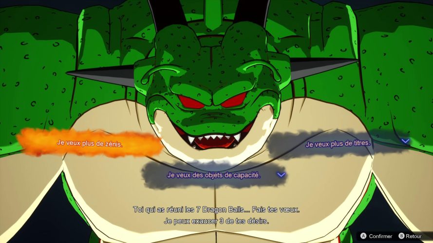 Welche vorrangigen Wünsche für Shenron, Polunga und Super Shenron ...