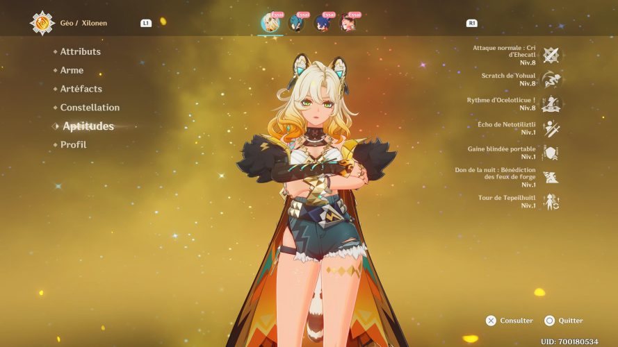 Xilonen : Set, build, capacités, stats | Guide Genshin Impact