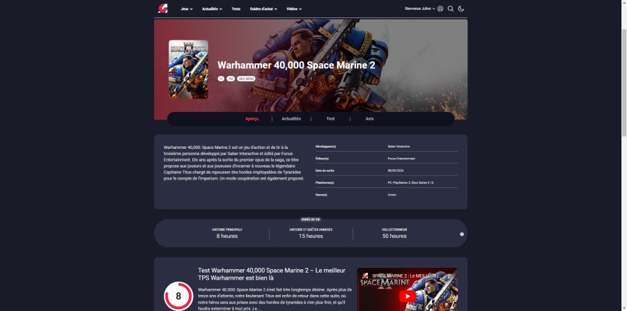 ActuGaming : Une nouvelle version des fiches de jeu et une newsletter arrive prochainement