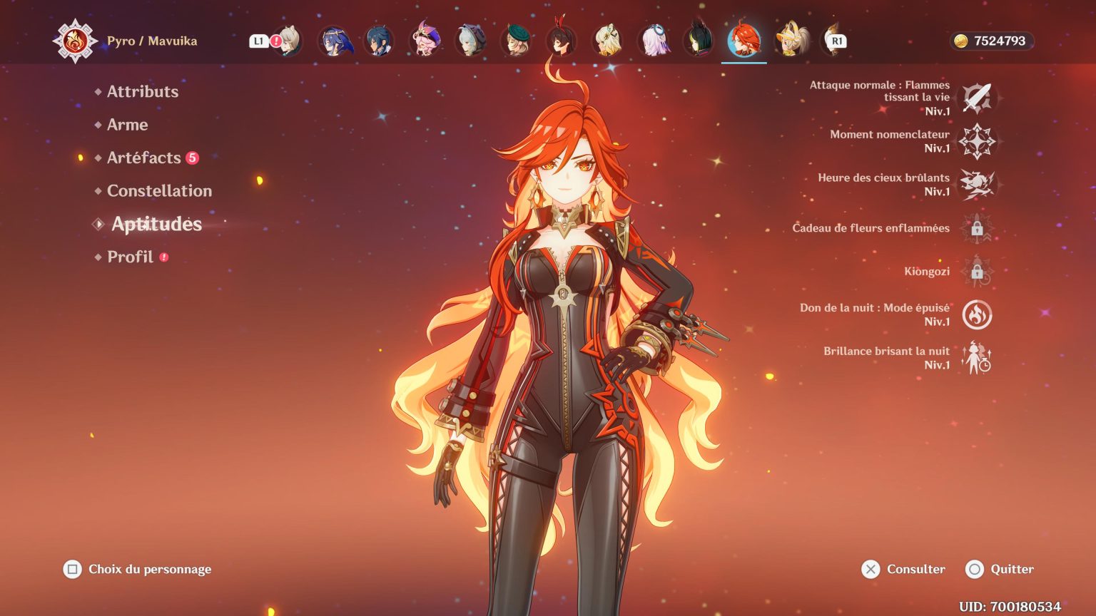 Mavuika : Set, build, capacités, stats | Guide Genshin Impact