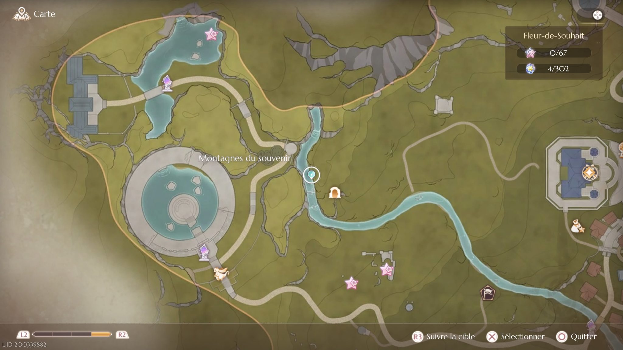 Toutes les étoiles de Chic de Fleur-de-Souhait | Guide Infinity Nikki