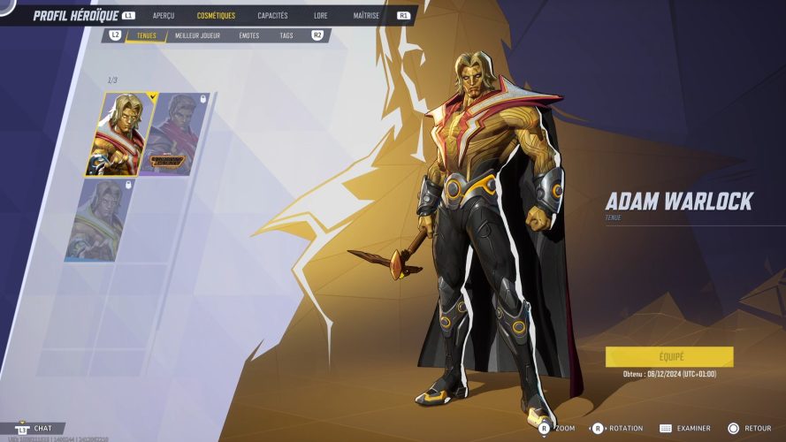 Adam Warlock : Capacités, stats, costumes | Guide Marvel Rivals
