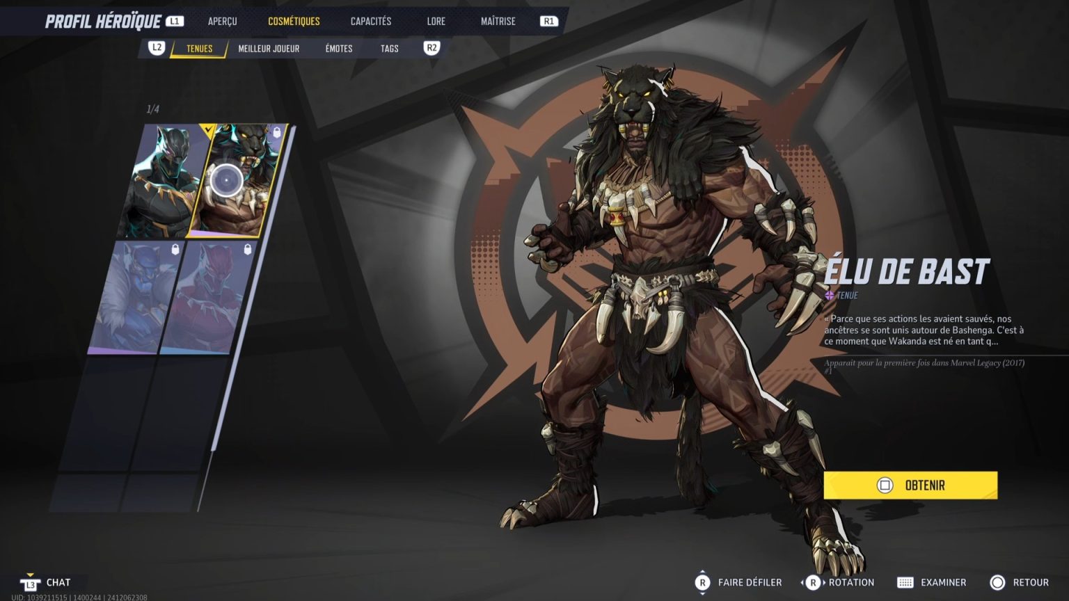 Black Panther : Capacités, stats, costumes | Guide Marvel Rivals