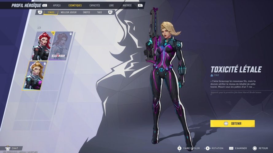 Black Widow : Capacités, stats, costumes | Guide Marvel Rivals