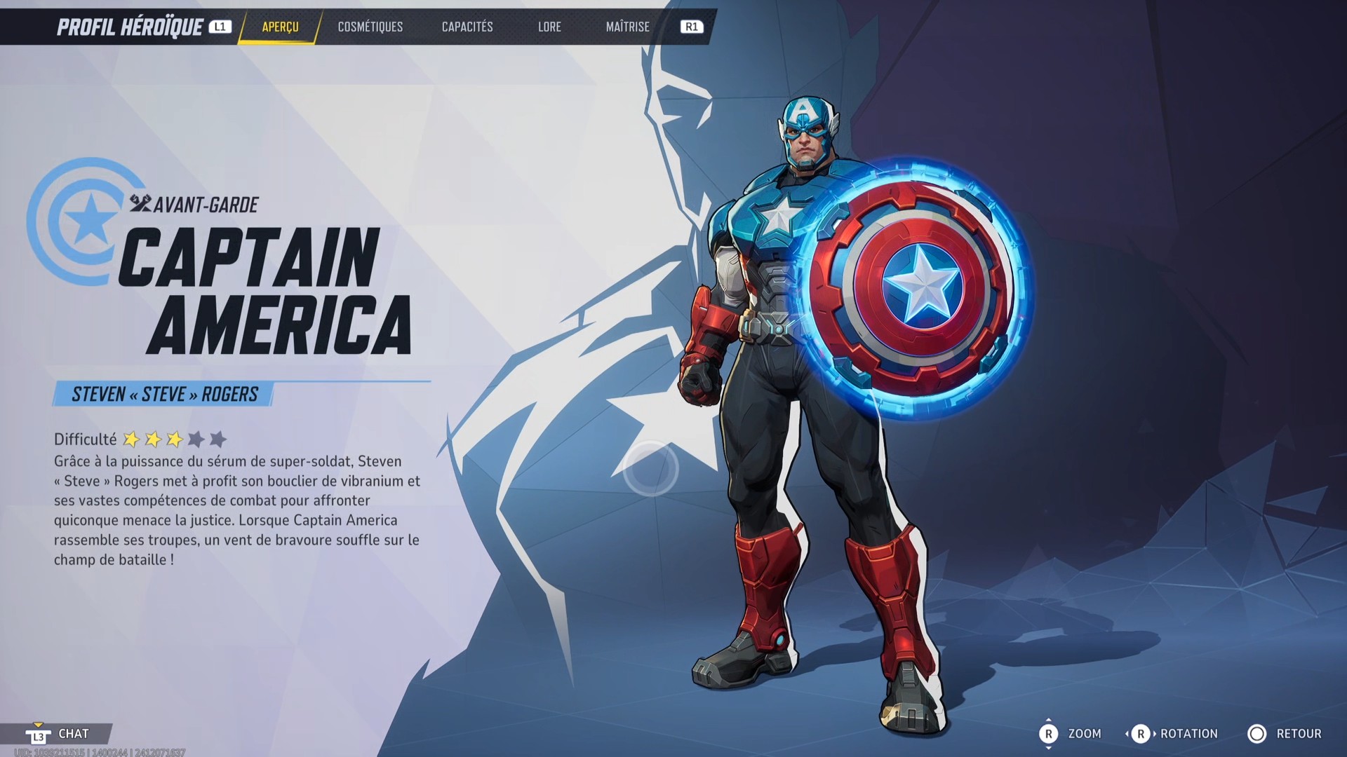 Captain America : Capacités, stats, costumes | Guide Marvel Rivals