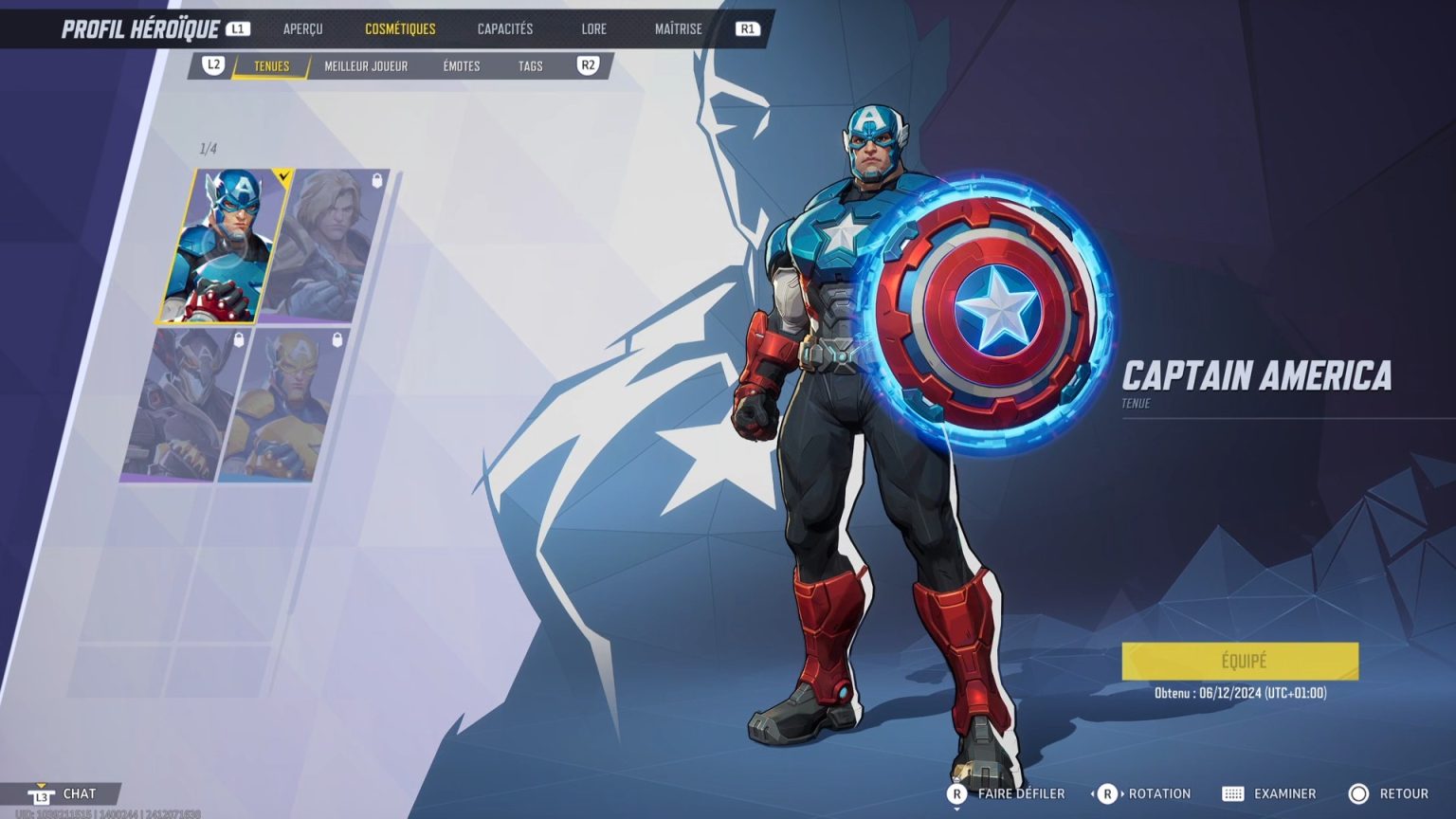 Captain America : Capacités, stats, costumes | Guide Marvel Rivals