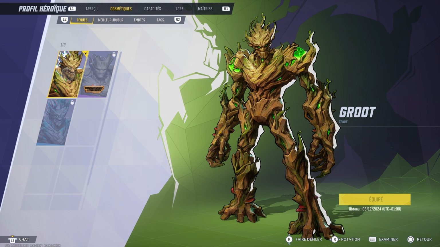 Groot : Capacités, stats, costumes | Guide Marvel Rivals