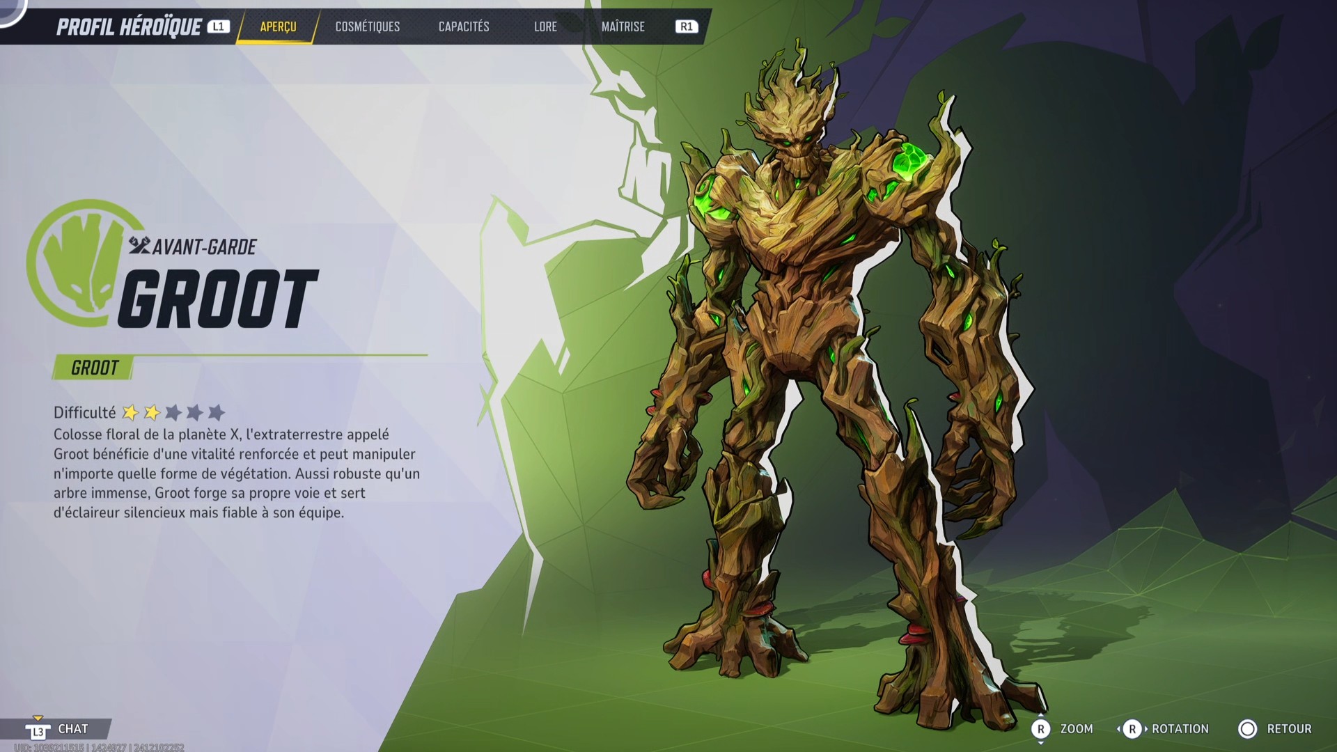 Groot : Capacités, stats, costumes | Guide Marvel Rivals