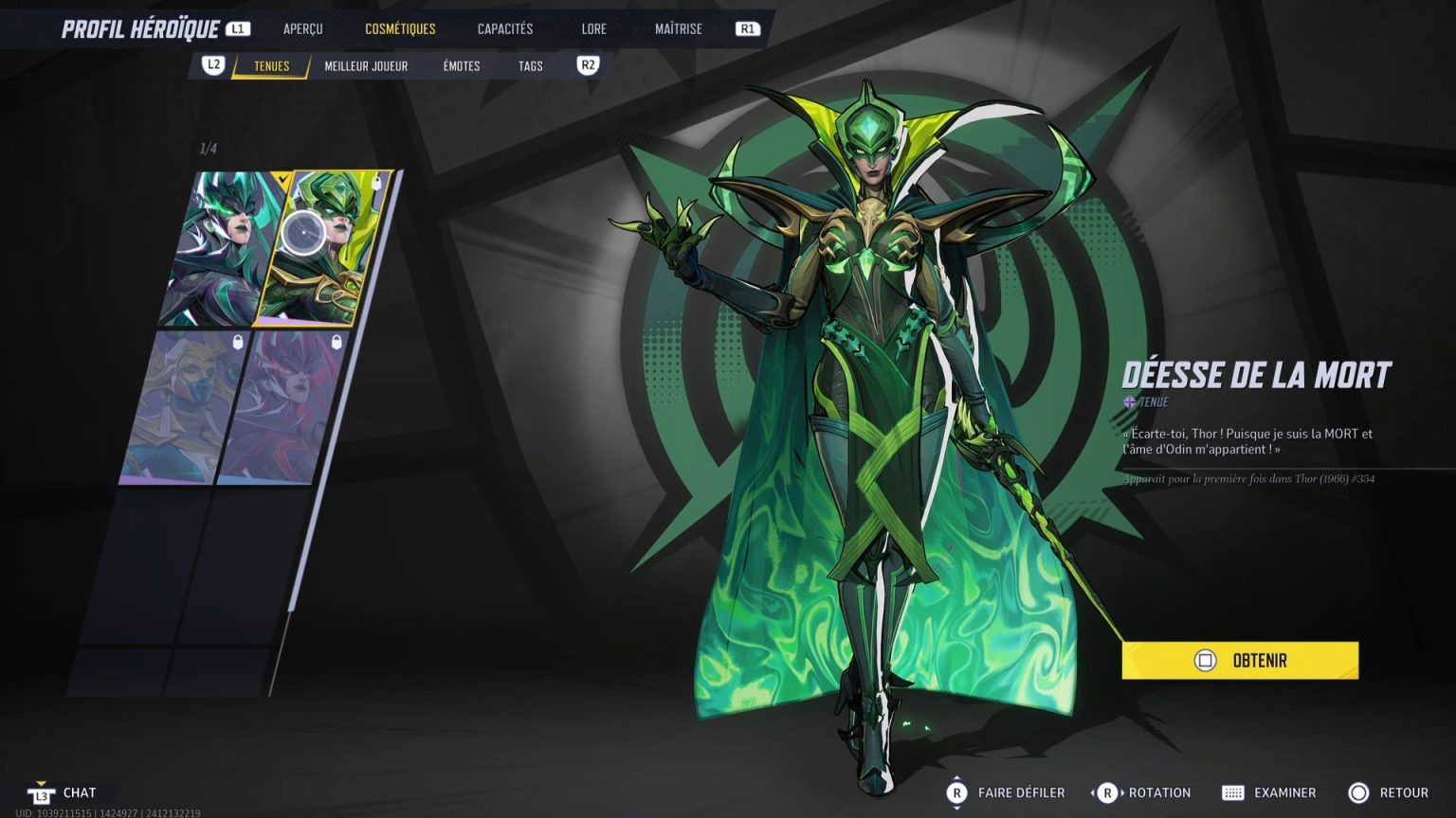 Hela : Capacités, stats, costumes | Guide Marvel Rivals