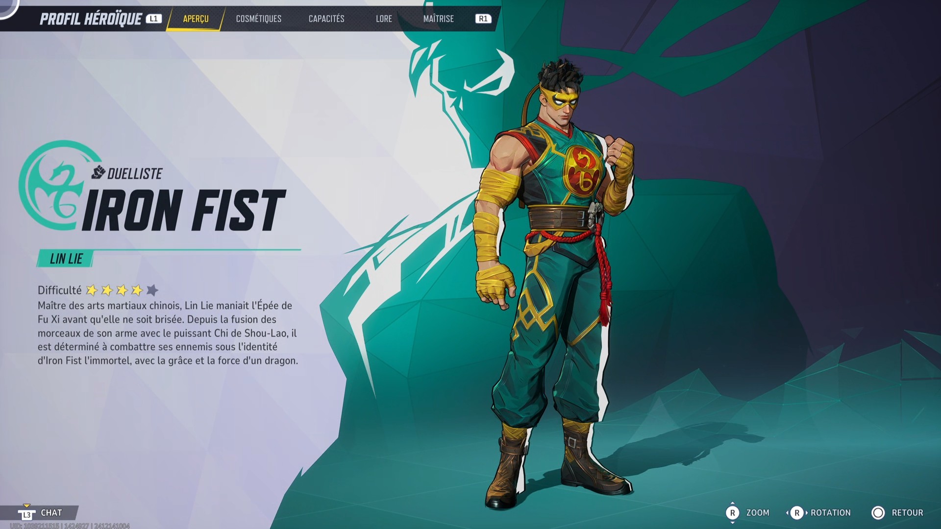 Iron Fist : Capacités, stats, costumes | Guide Marvel Rivals