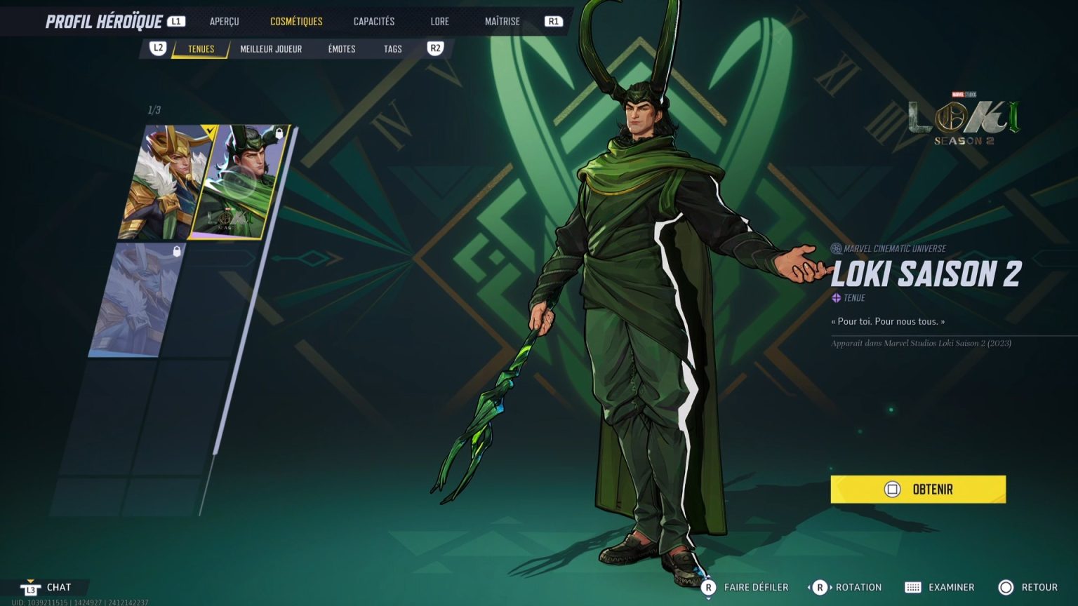 Loki : Capacités, stats, costumes | Guide Marvel Rivals